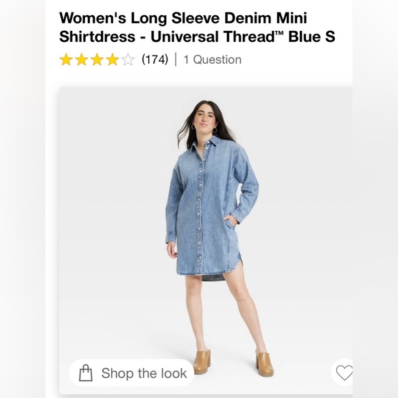 Universal Thread | Dresses | Universal Thread Denim Dress | Poshmark